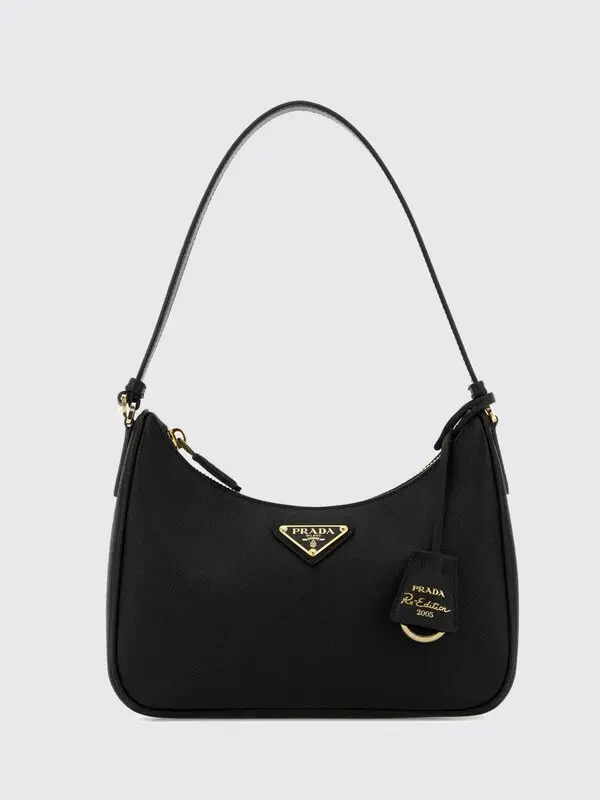 Prada Saffiano Leather Mini Bag - Black