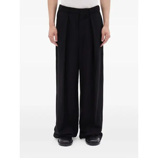 ANN DEMEULEMEESTER Wide-leg Pleated Trousers