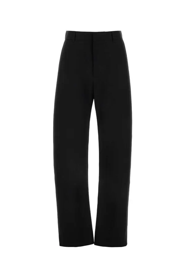 Bottega Veneta Wool Twill Pants - Black