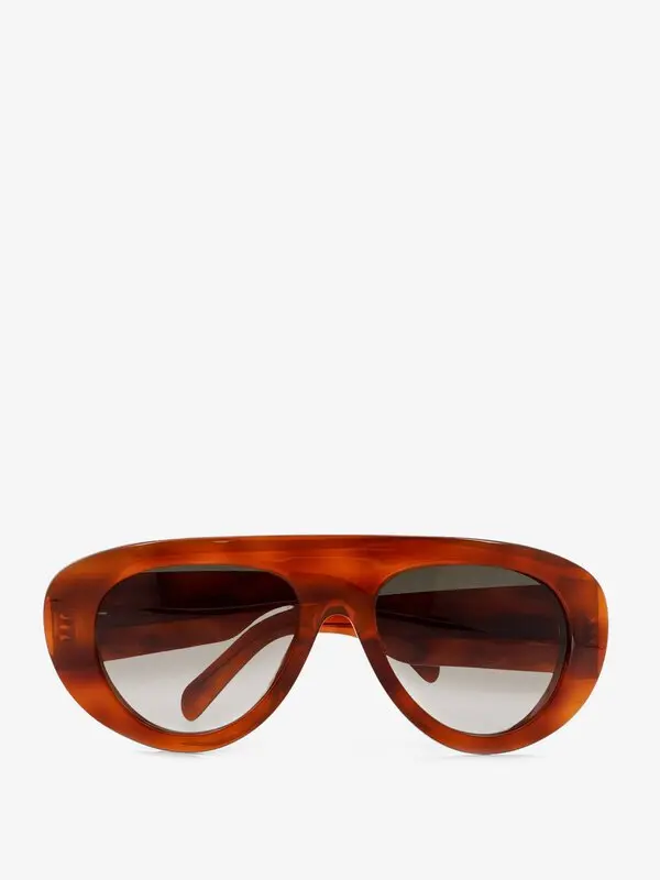 Celine Acetate Sunglasses With Embossed Triomphe Logo - Multicolor