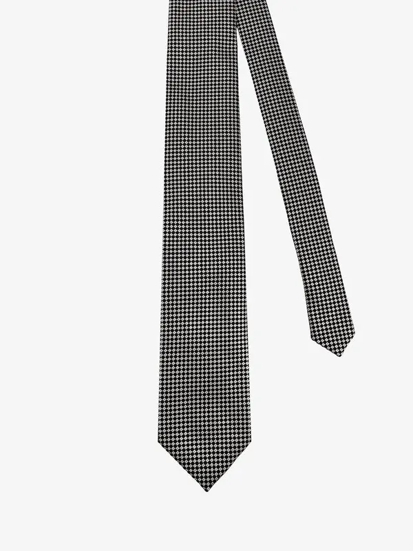 TOM FORD Silk Neck Tie - Silver