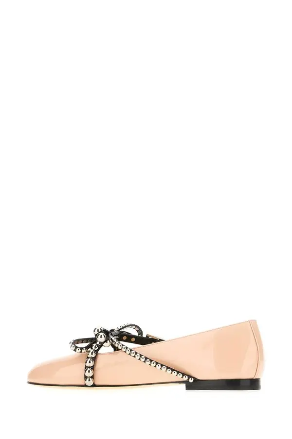 Mach & Mach Embellished Patent Ballet Flats