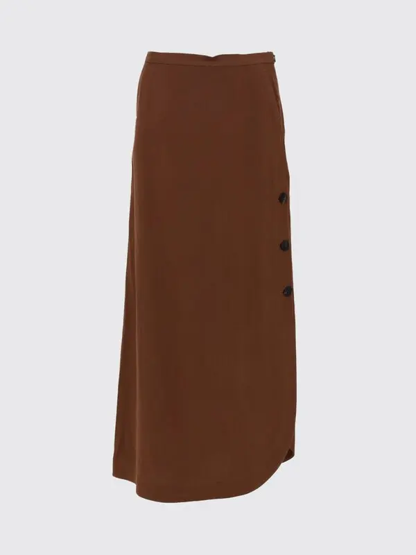 Max Mara Wool A-line Skirt - Brown