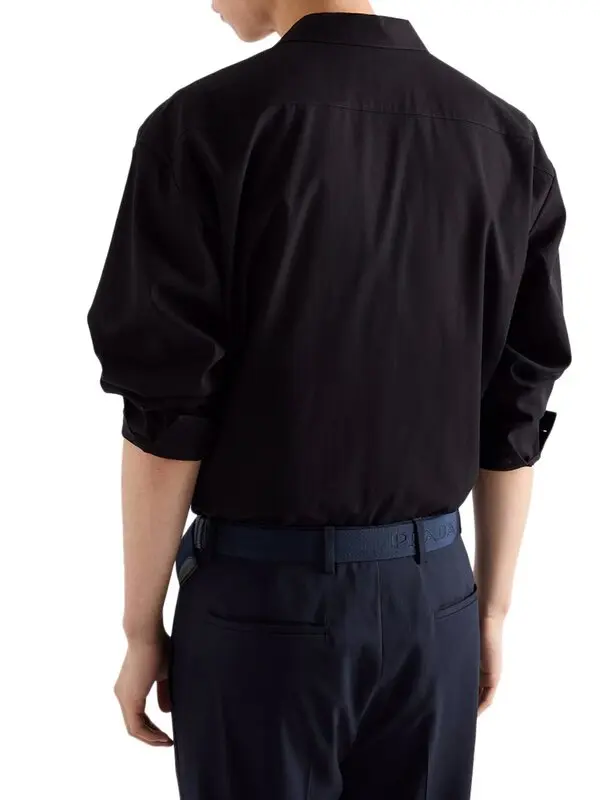 Prada Cotton Overshirt With Zip