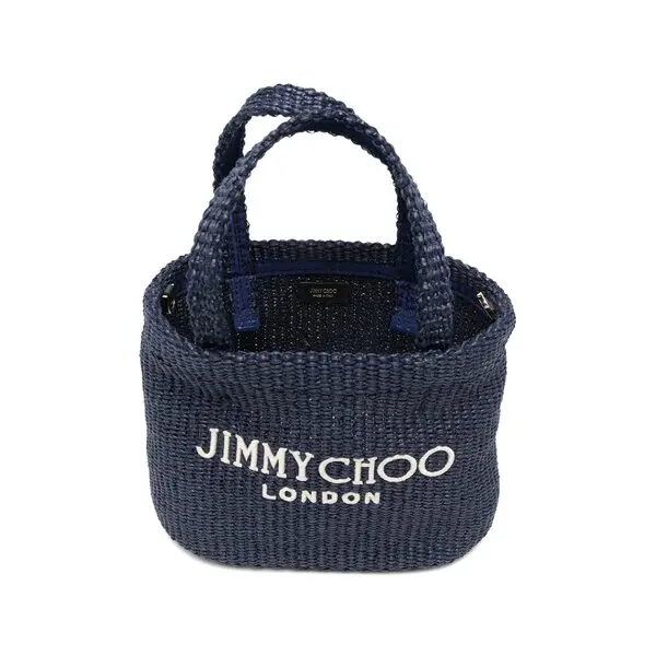 JIMMY CHOO Raffia Tote Bag - Blue