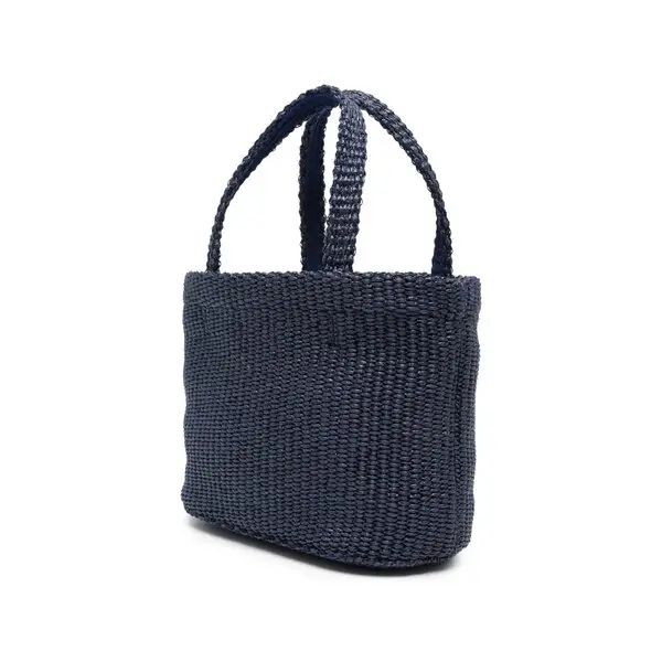 JIMMY CHOO Raffia Tote Bag - Blue