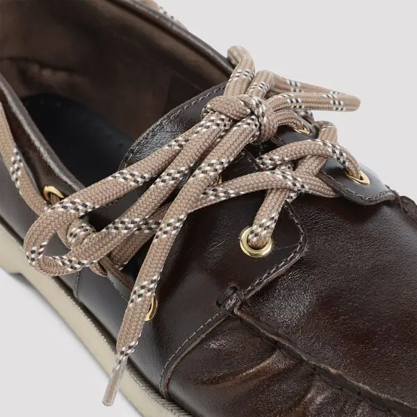 GOLDEN GOOSE Boat Loafers With Lace-up Detail