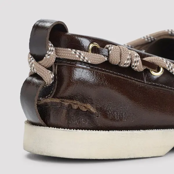 GOLDEN GOOSE Boat Loafers With Lace-up Detail