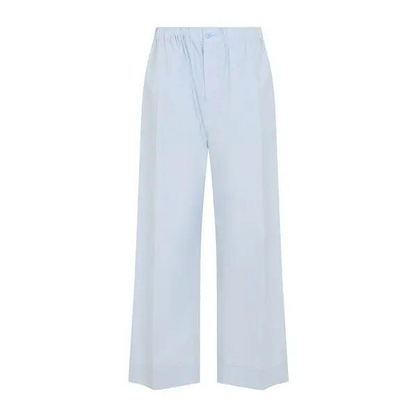 Carven Pull On Wide Leg Trousers - Blue
