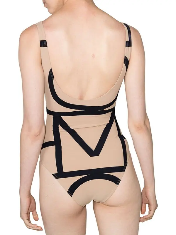 TOTEME Monogram Swimsuit - Multicolor