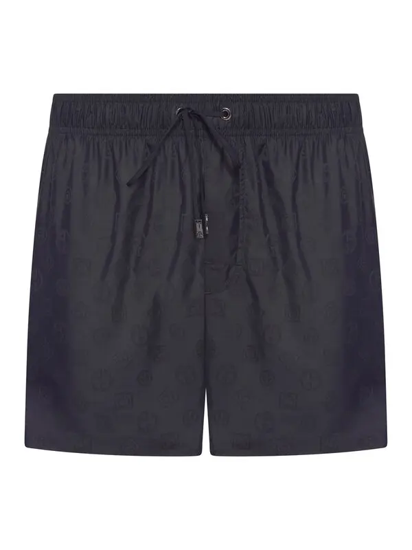 Giorgio Armani Swimsuit With Allover Logo - Multicolor