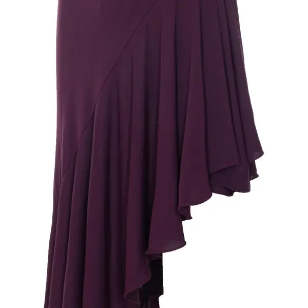 Alaïa Sleeveless Asymmetrical Ruffled Dress