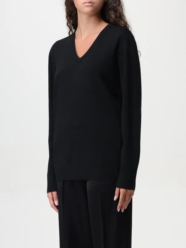 Max Mara V-neck Long Sleeve Sweater - Black