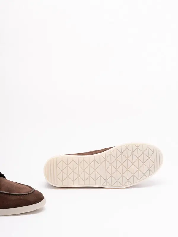 Prada Suede Boat Shoes
