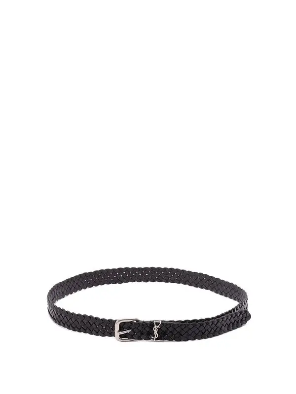 Saint Laurent Woven Leather Belt