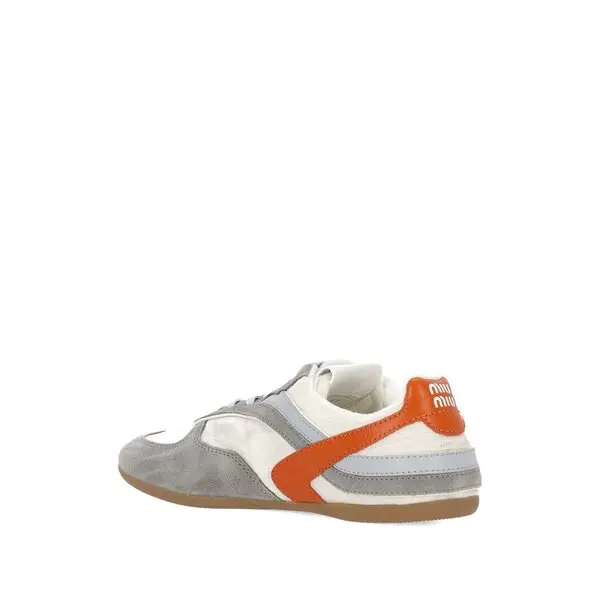 Miu Miu Lace-up Sneakers - Gray