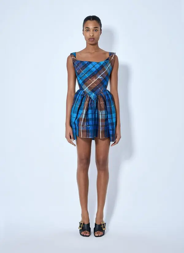 VIVIENNE WESTWOOD Mini Sunday Dress - Blue