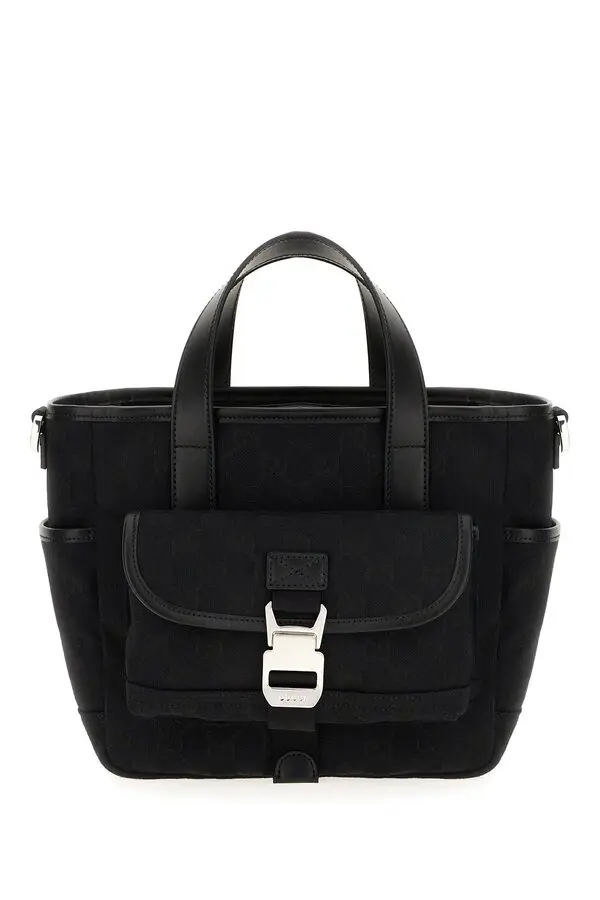 Gucci Monogrammed Canvas Top Handle Bag - Multicolor