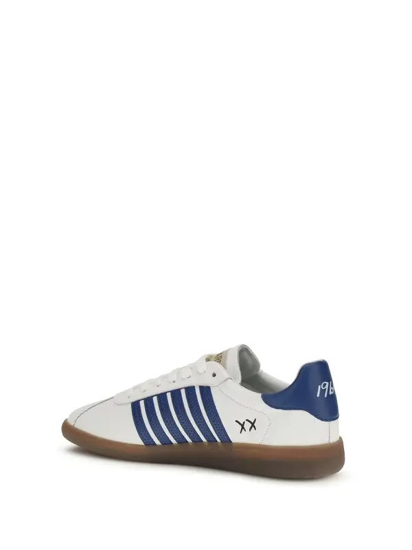 Dsquared2 Rebels Leather Lace-up Sneakers