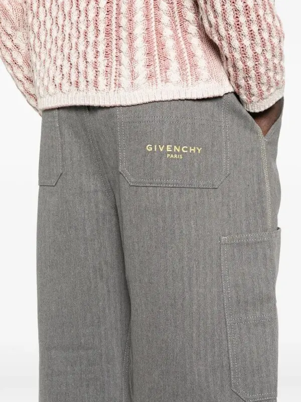 Givenchy Denim Pants With Couture Seams