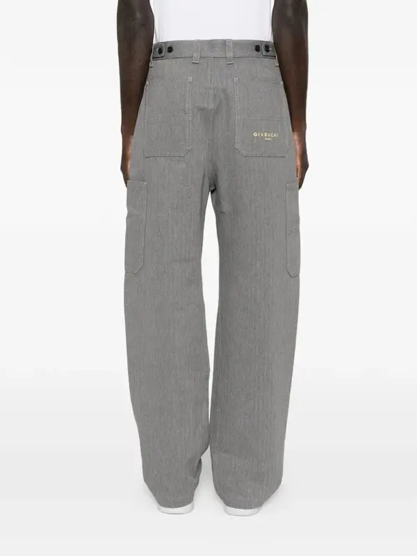 Givenchy Denim Pants With Couture Seams