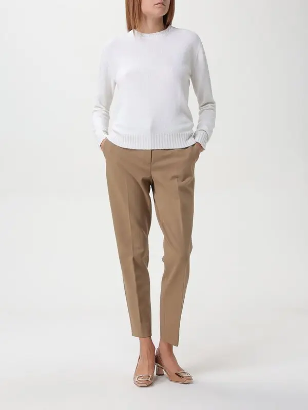 Max Mara Crew Neck Cashmere Sweater - Cream