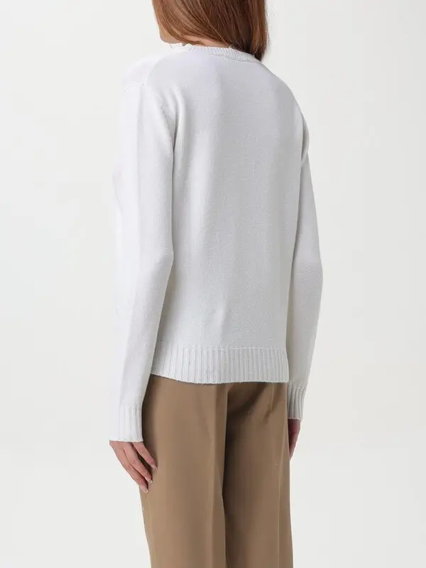 Max Mara Crew Neck Cashmere Sweater - Cream