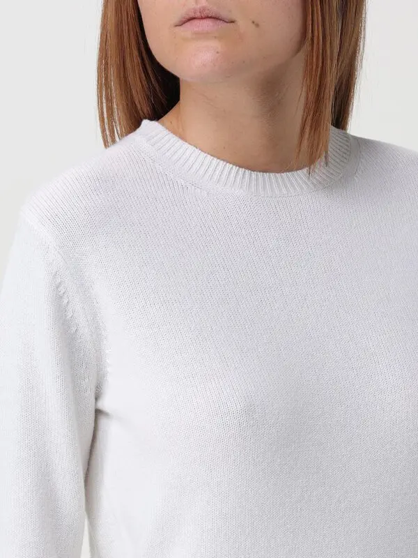 Max Mara Crew Neck Cashmere Sweater - Cream