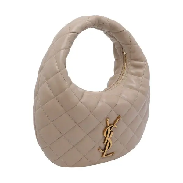 Saint Laurent Quilted Lambskin Handbag