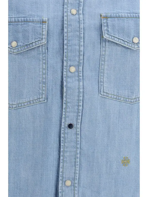 Jacob Cohen Shirt With Flap Pockets - Blue