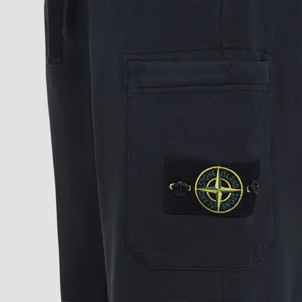 Stone Island Cotton Pants - Blue