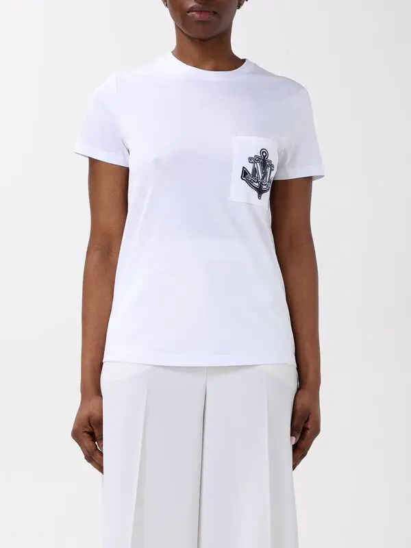 Max Mara Embellished Cotton T-shirt