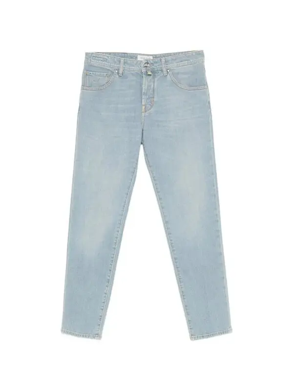 Jacob Cohen Scott Cropped Slim Fit Pants - Multicolor