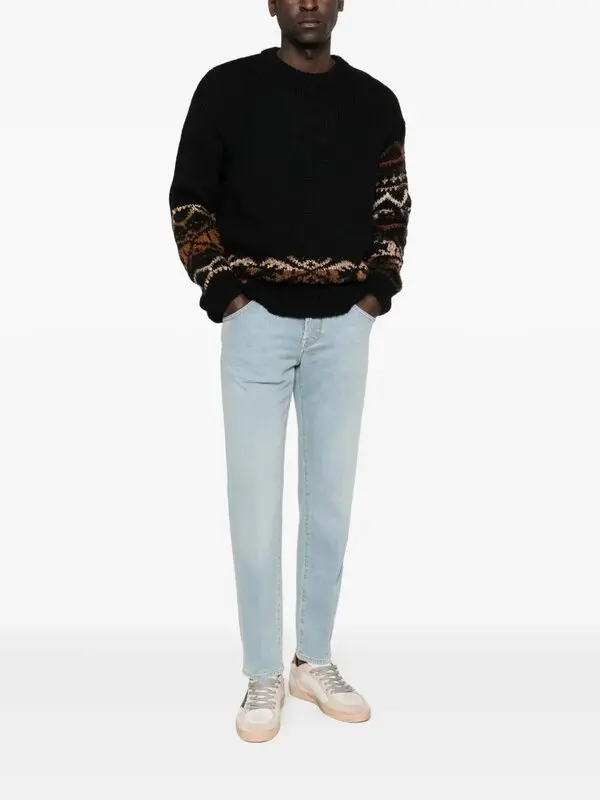 Jacob Cohen Scott Cropped Slim Fit Pants - Multicolor