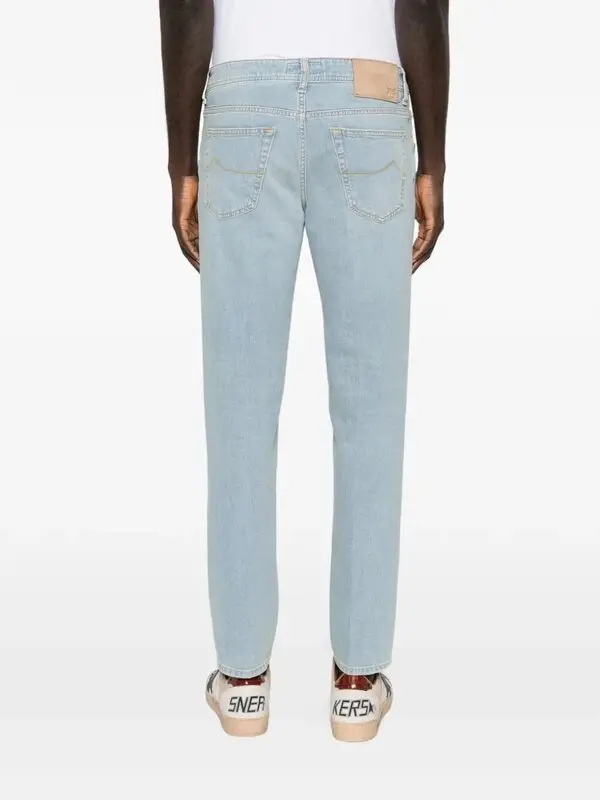 Jacob Cohen Scott Cropped Slim Fit Pants - Multicolor