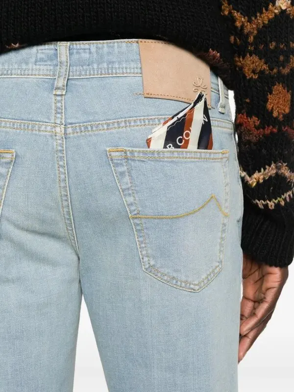 Jacob Cohen Scott Cropped Slim Fit Pants