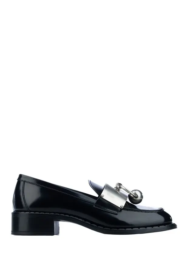 Prada Loafers With Metal Detailing