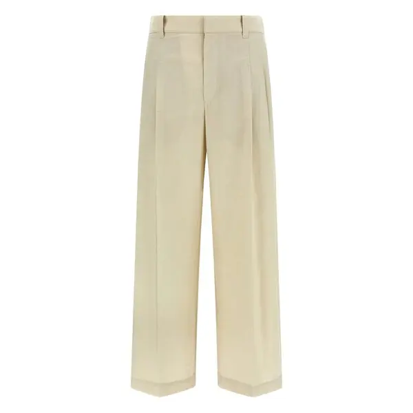 Brunello Cucinelli Tailored Pleated Trousers - Cream