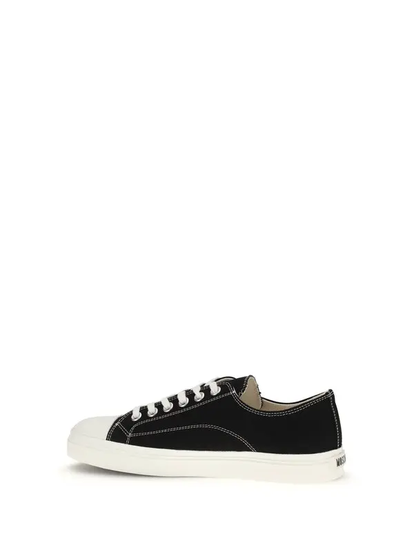 Moschino Canvas Couture Lace-up Sneakers