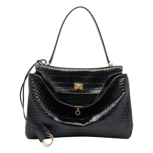 Balenciaga Medium Rodeo Handbag - Black