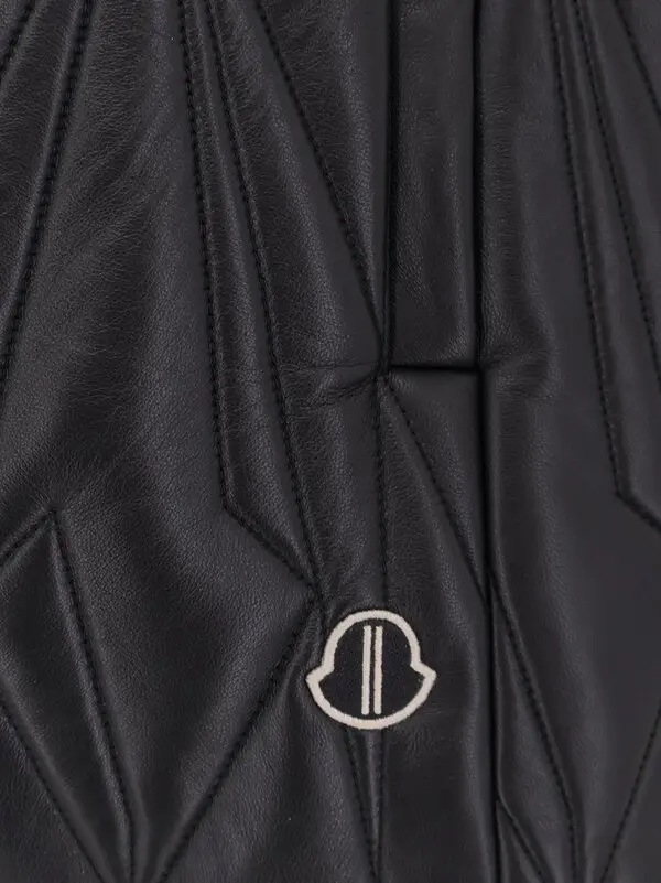 Moncler Rick Owens Geometric Leather Vest