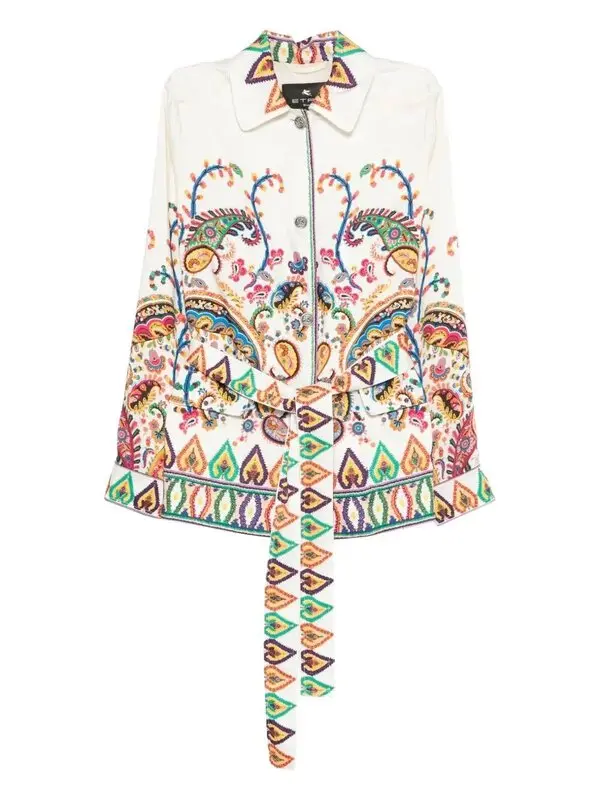 Etro Safari Jacket With Belt