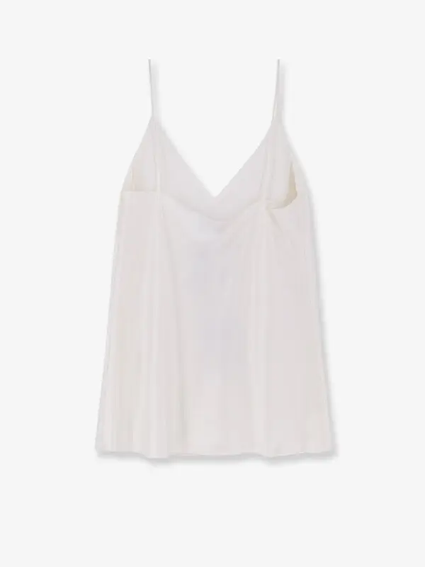 Max Mara Silk V-neck Camisole - Multicolor