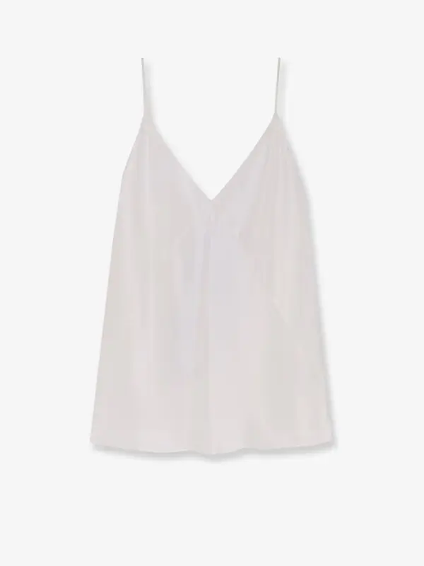 Max Mara Silk V-neck Camisole - Multicolor