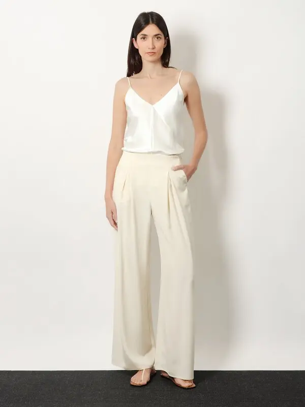 Max Mara Silk V-neck Camisole - Multicolor
