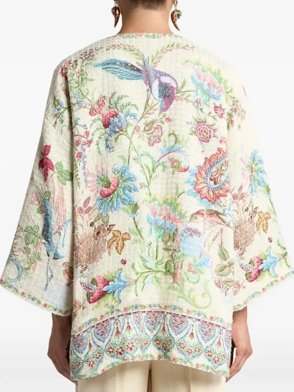Etro Kesa Jacket With Side Slits - Multicolor