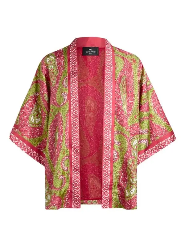 Etro Printed Silk Jacket - Multicolor