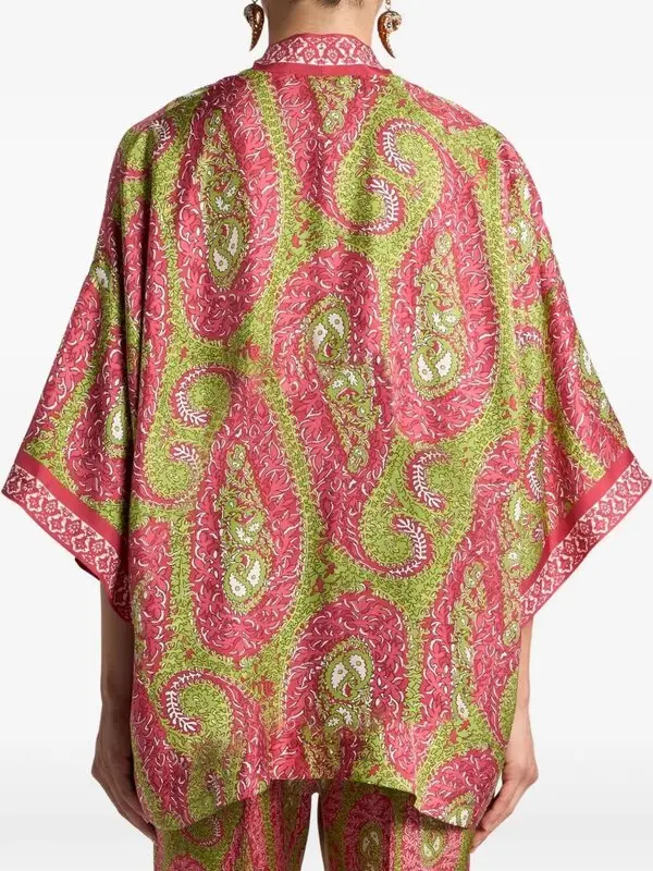 Etro Printed Silk Jacket - Multicolor