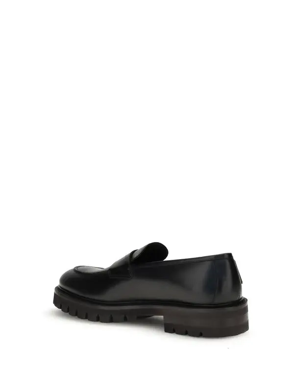FERRAGAMO Penny Loafers With Embossed Detailing