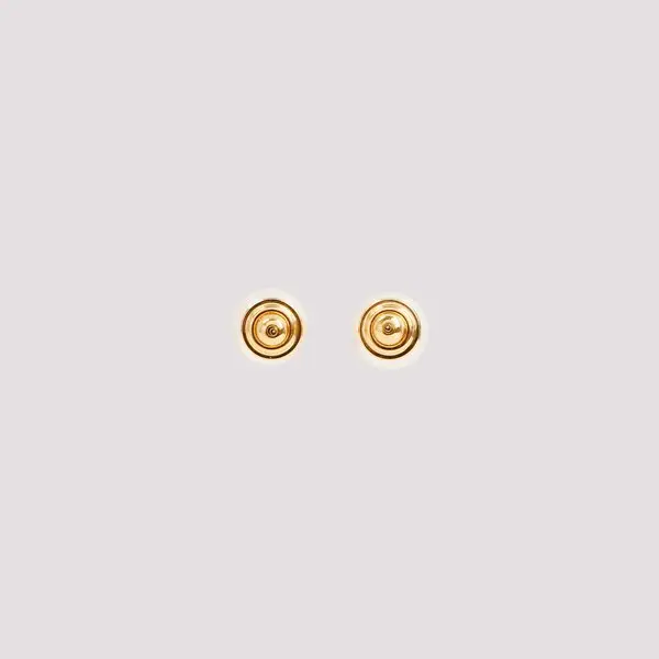 Valentino Garavani Pearl Stud Earrings With Logo Detail - Silver